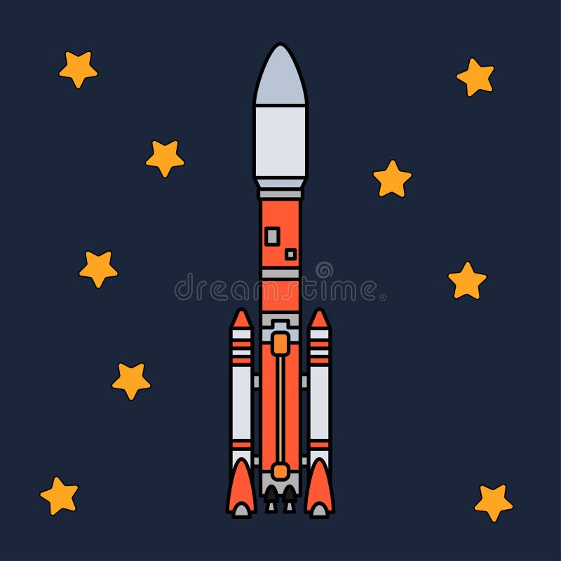 Multistage Rocket Stock Illustrations – 67 Multistage Rocket Stock ...