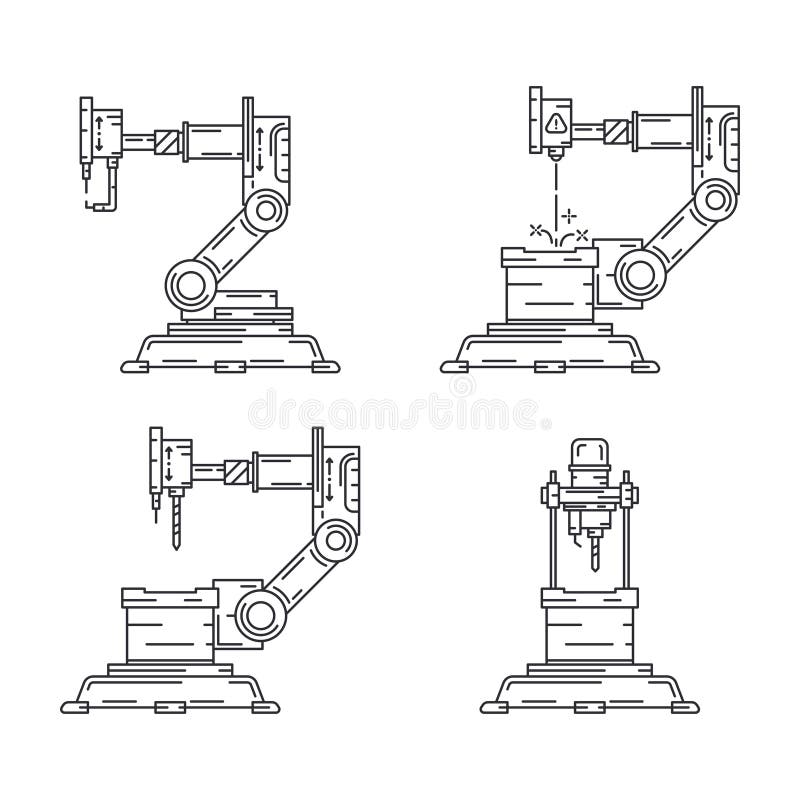 Robotic Claw Machine Icon Vector Stock Illustrations – 175 Robotic Claw ...