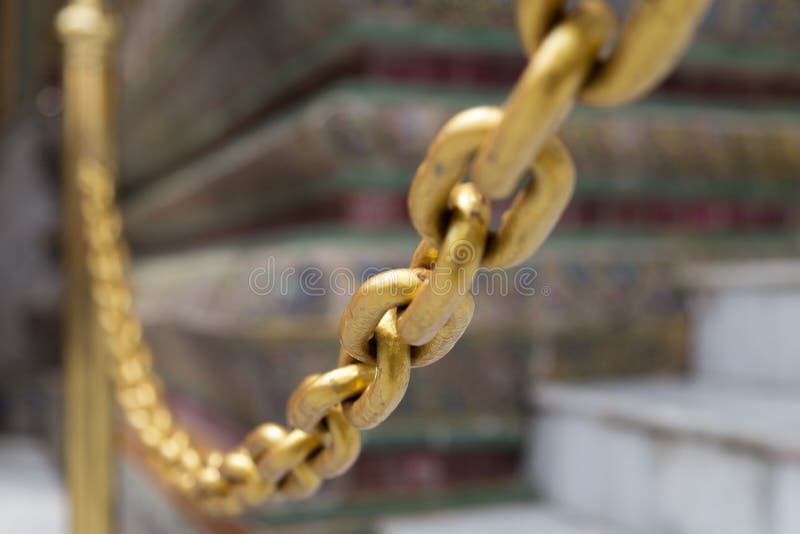 Line of gold chain stock photo. Image of block, blur - 60799984