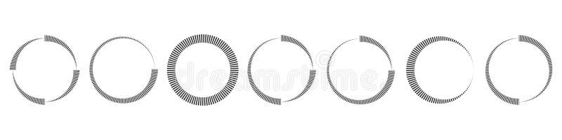 Line Gradient Vortex Loading Icon, Progress Circular Loader, Vector ...