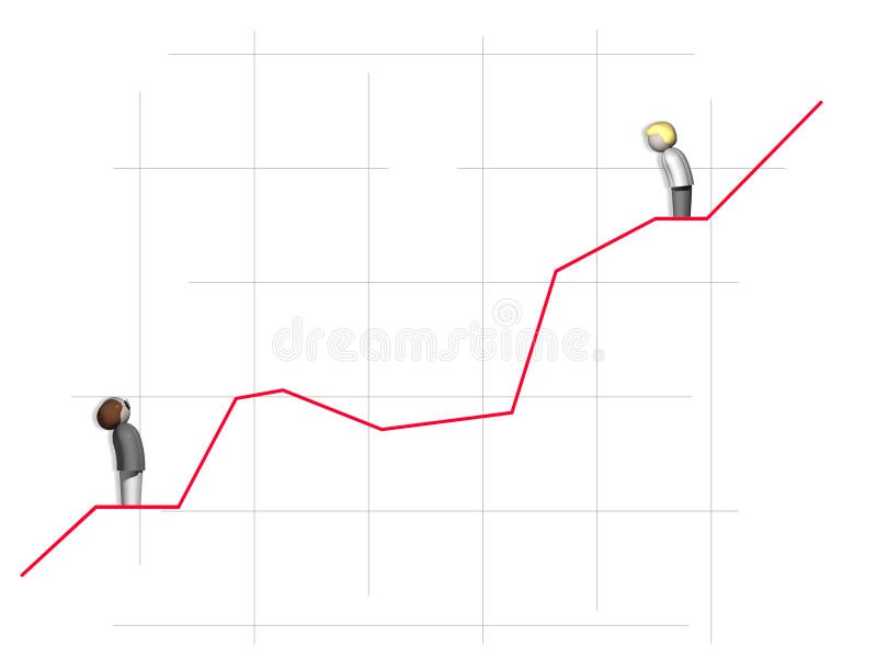 Line Graph stock illustration. Illustration of looking - 6669141