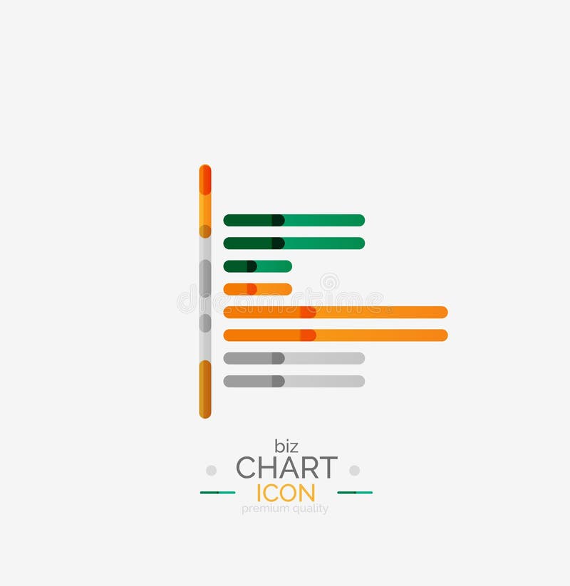 Line graph, chart icon stock vector. Illustration of columm - 51396316