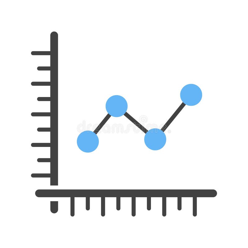 Line Graph Icon Image. stock vector. Illustration of analytics - 290212489
