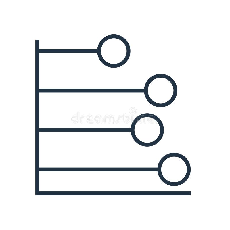 Line Graph Icon Vector Isolated on White Background, Line Graph Sign ...