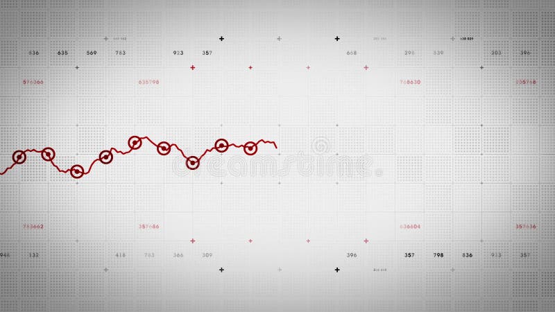 Line Graph Progressing Red Lite Stock Footage - Video of data, graph ...
