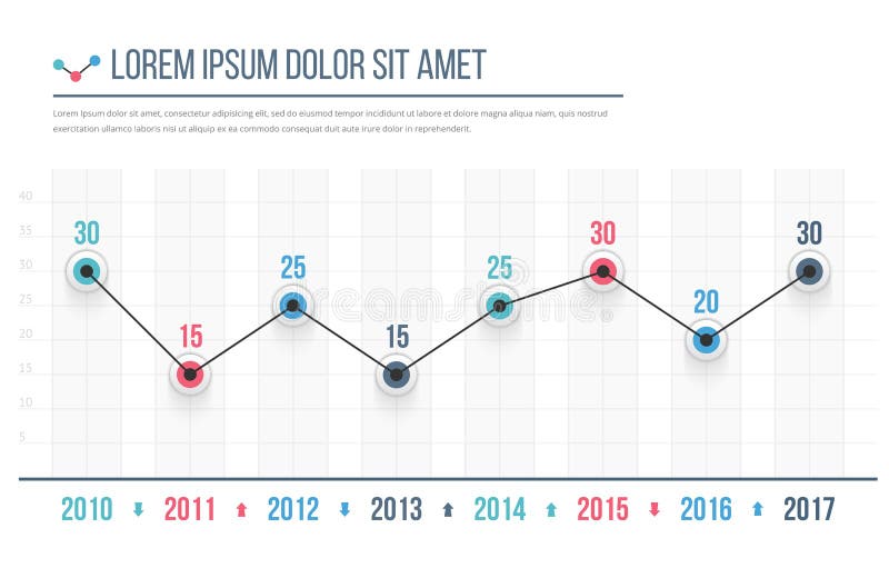 Line Graph stock vector. Illustration of infographics - 82629821