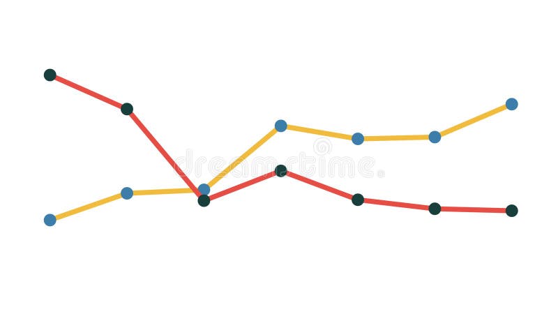 Line Graphs without Axis. Animation. Stock Footage - Video of data ...