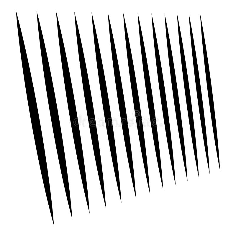 Line Half-tone Element, Lines Pattern. Vertical Straight Parallel ...
