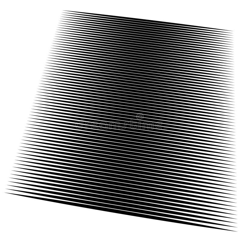 Line Halftone, Lines Pattern. Horizontal Parallel Straight Stripes ...