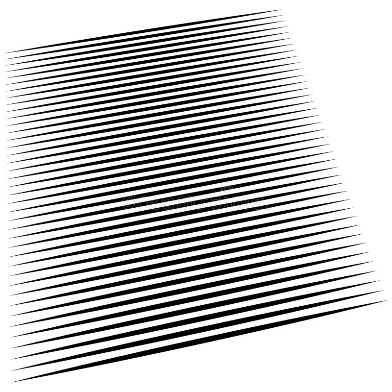 Line Halftone, Lines Pattern. Horizontal Parallel Straight Stripes ...