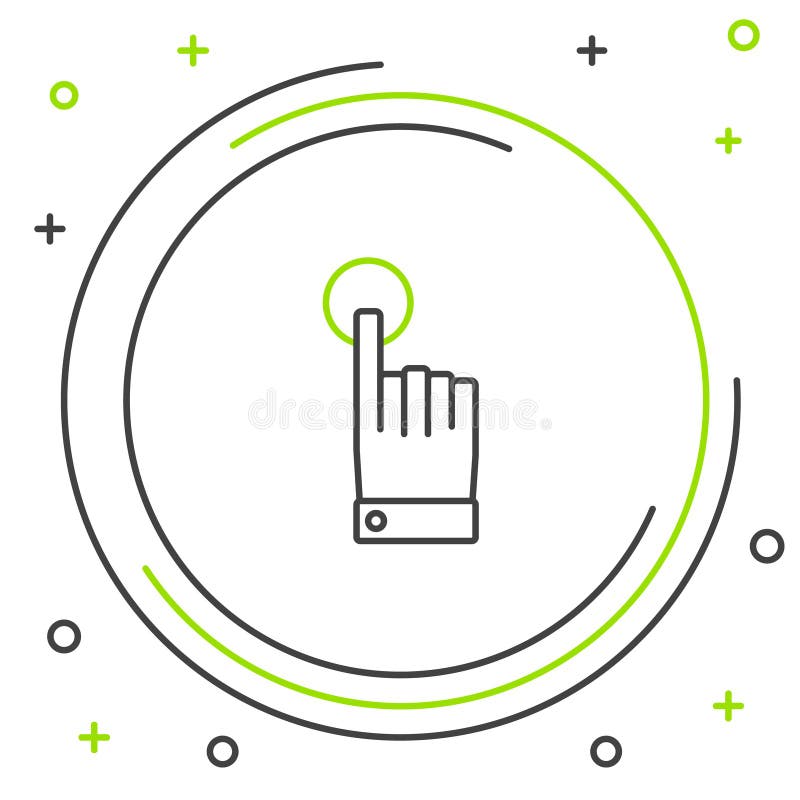 Tap Here Icon Illustration Stock Illustrations – 1,278 Tap Here Icon ...