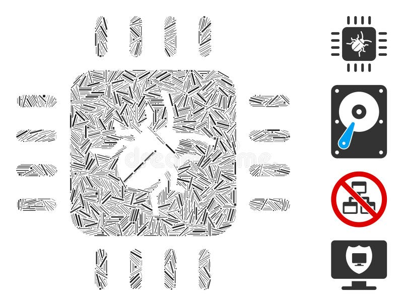 Computer Hardware Collage Stock Illustrations – 728 Computer Hardware ...