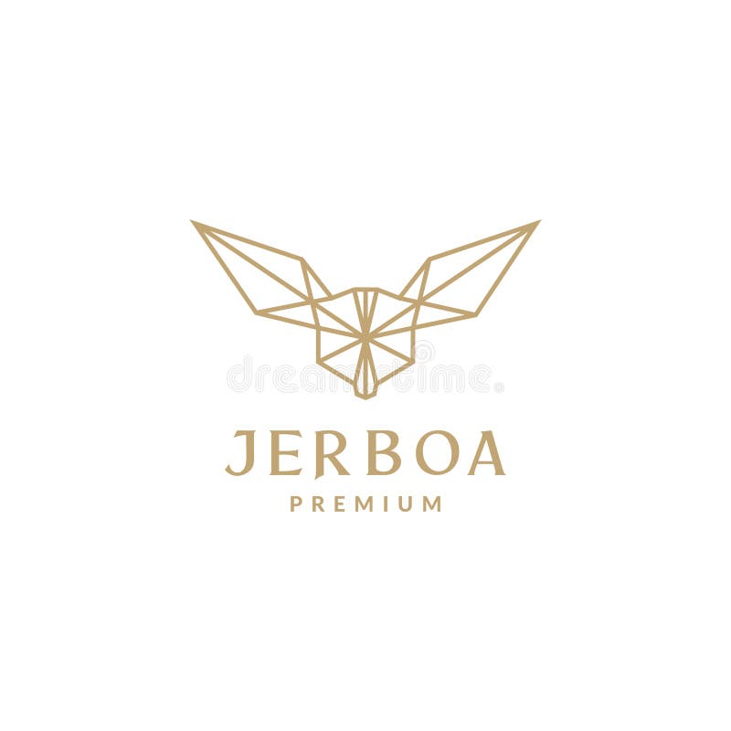 Line Head Mouse Jerboa Logo Symbol Icon Vector Graphic Design ...