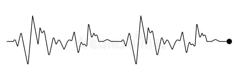 Line Heartbeat. Cardiogram. Cardio Symbol. Vector Illustration Stock ...