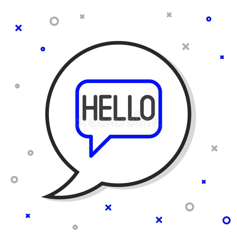 Hello Speech Bubble Different Languages Stock Illustrations – 1,029 ...