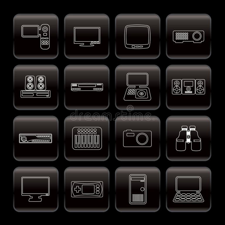 Tech Equipment Icons Icon Stock Illustrations – 8,248 Tech Equipment ...