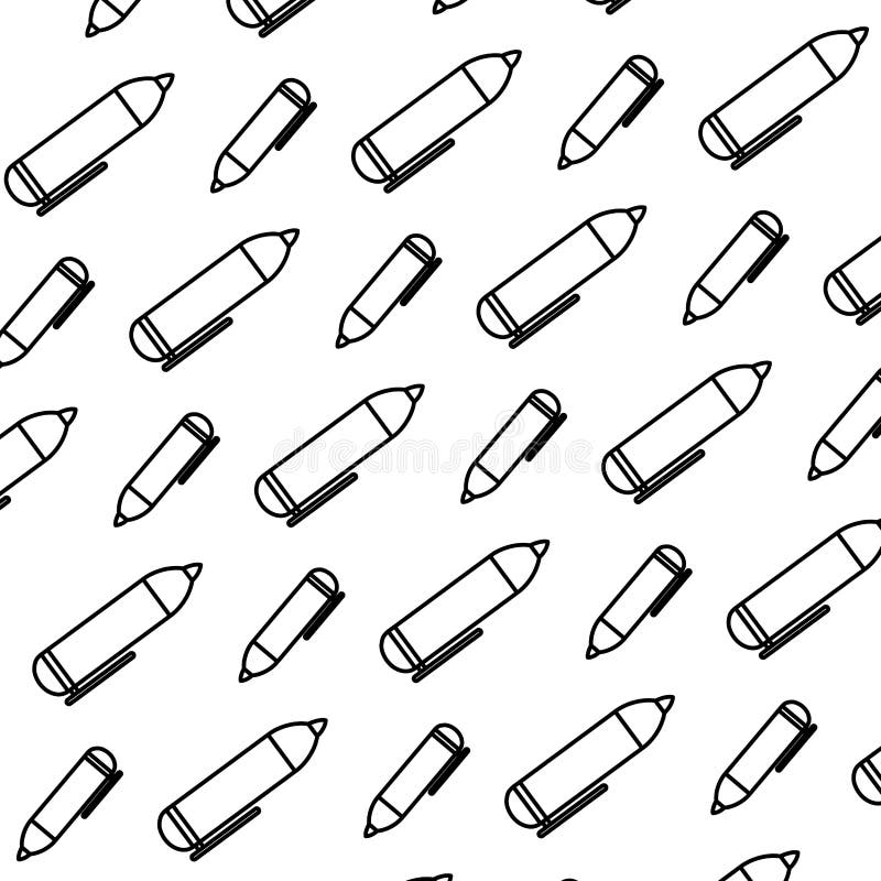 Line Highlighter Pen Mark Tool Background Stock Vector - Illustration ...