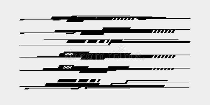 Line HUD Futuristic Interface Frame Boarder Vector Editable Stock ...