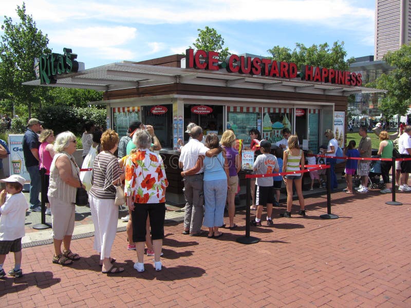 Line Ice Custard Stand Stock Photos - Free & Royalty-Free Stock Photos ...