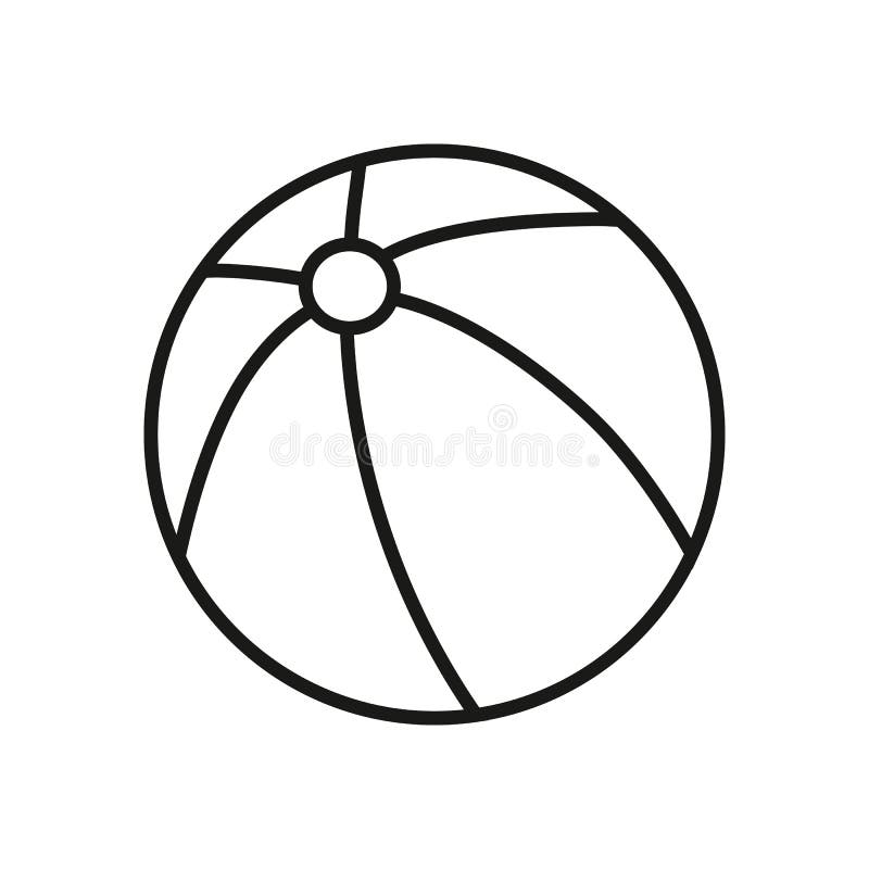 Baby Ball Neon Icon. Glowing Vector Illustration of Child Signs for ...