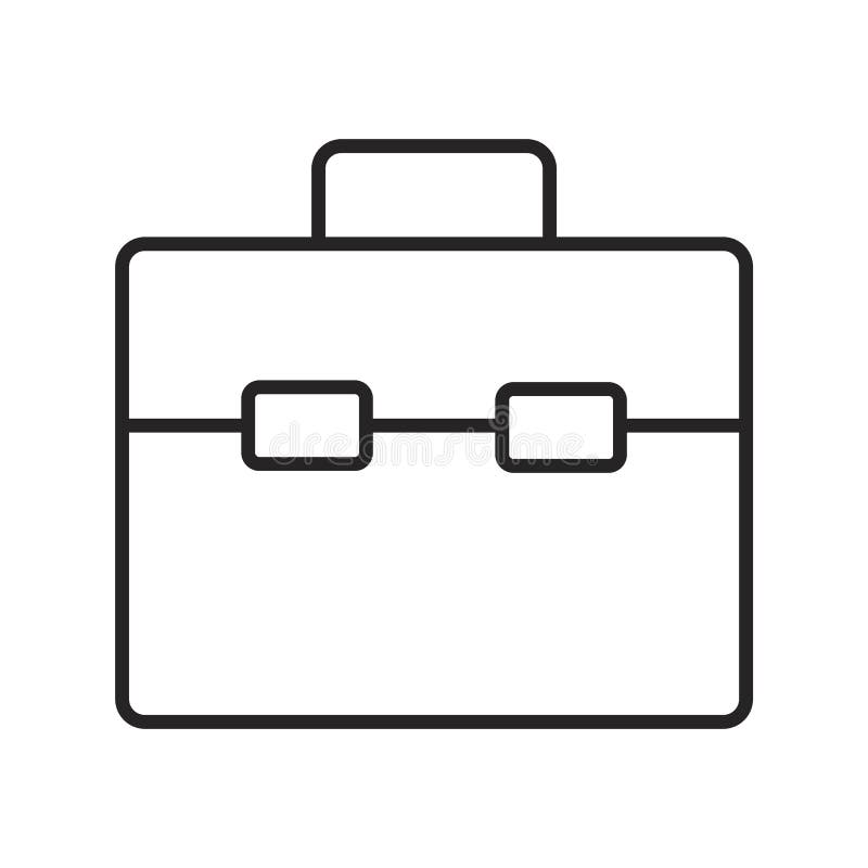 Line icon bag stock vector. Illustration of business - 98262177