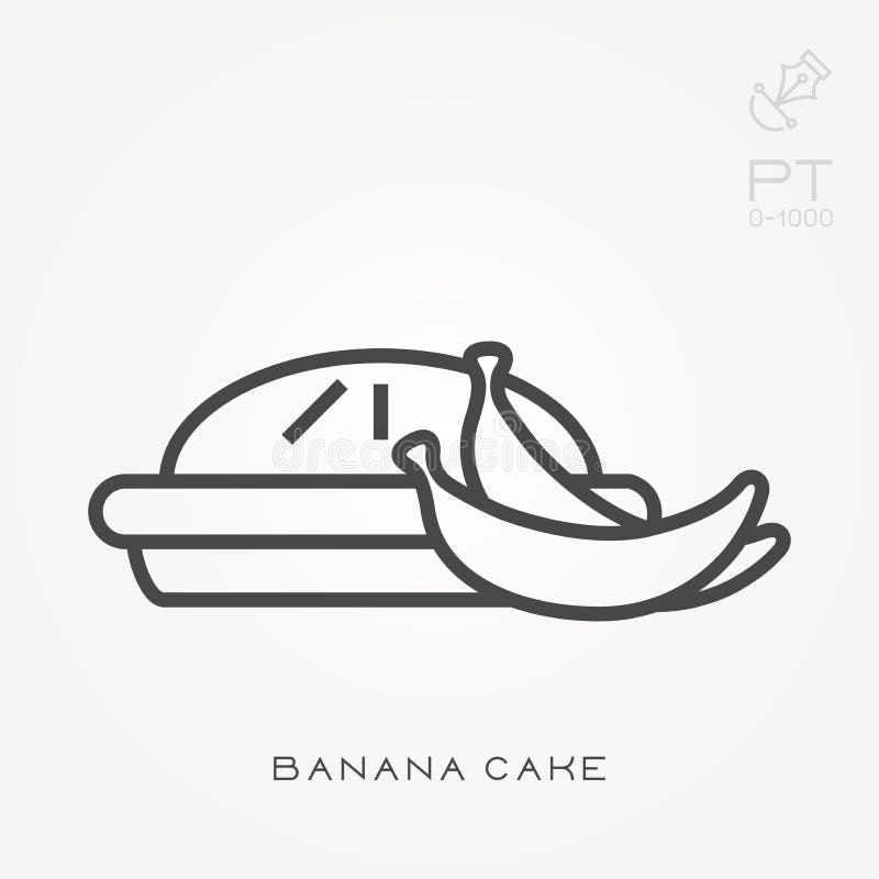 Banana Cake Line Stock Illustrations – 457 Banana Cake Line Stock ...