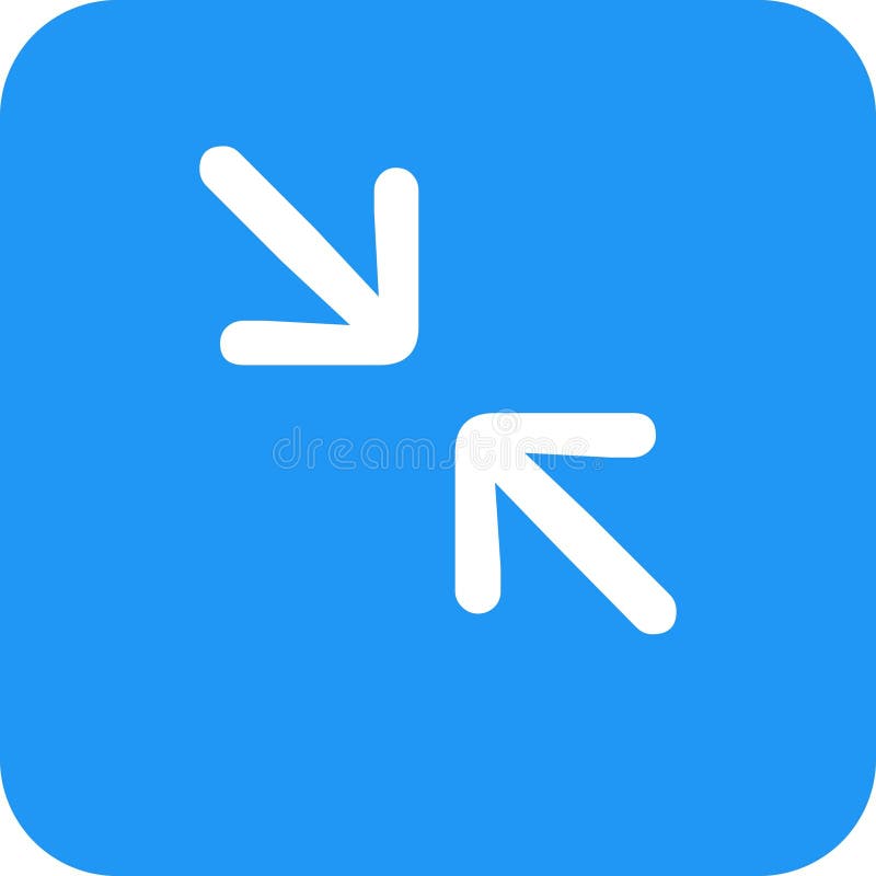 Line Icon Designed for Symbol of Undo Full Screen. Stock Illustration ...