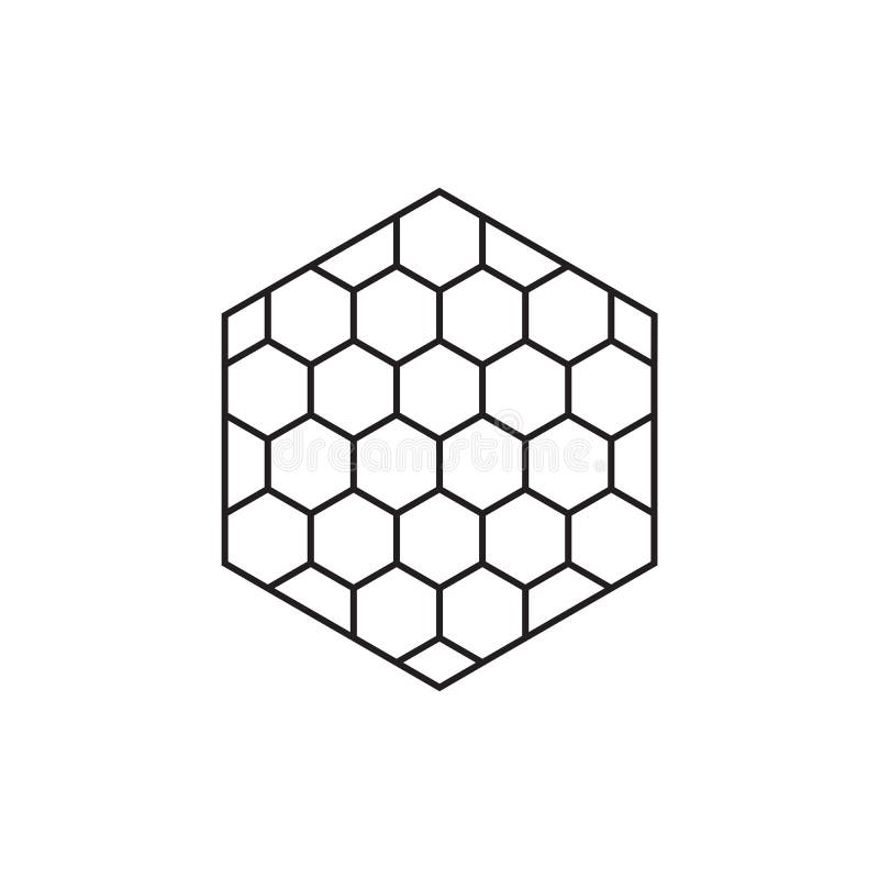 Pattern Hexagonal Vector Illustration Stock Vector - Illustration of ...