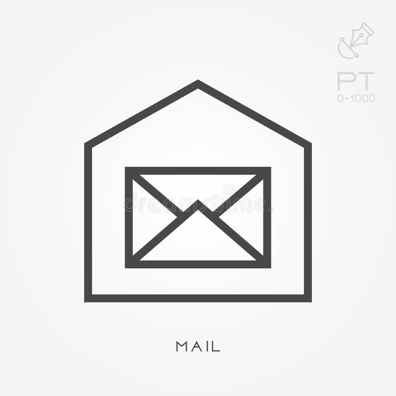 Change Mail Request Icon Color Outline Vector Stock Vector ...
