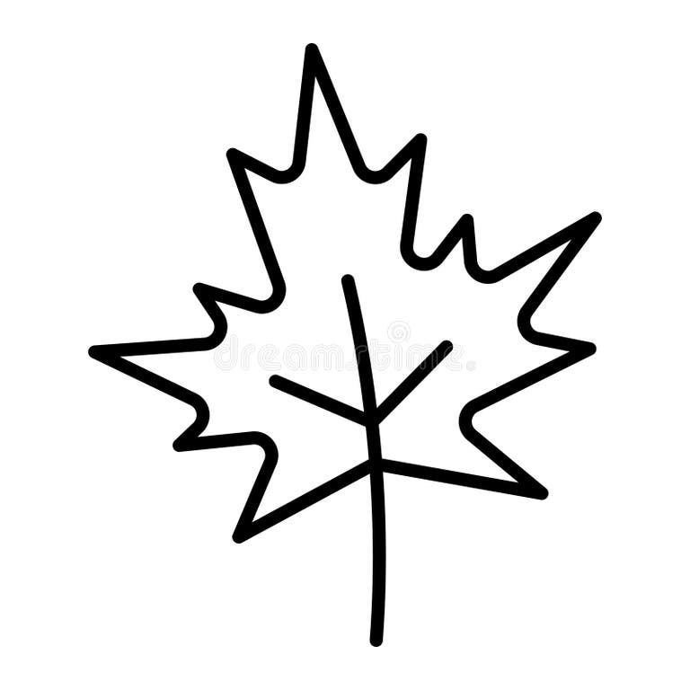 Maple Leaf Outline Icon Stock Illustrations – 12,076 Maple Leaf Outline ...