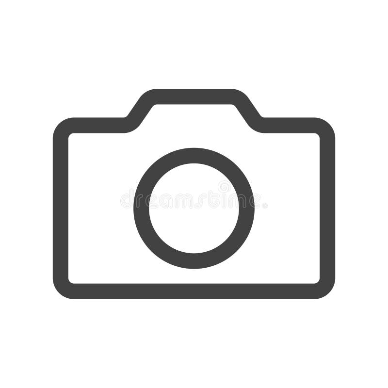 Line Icon Photography Camera Design Vector Illustration Stock Vector ...