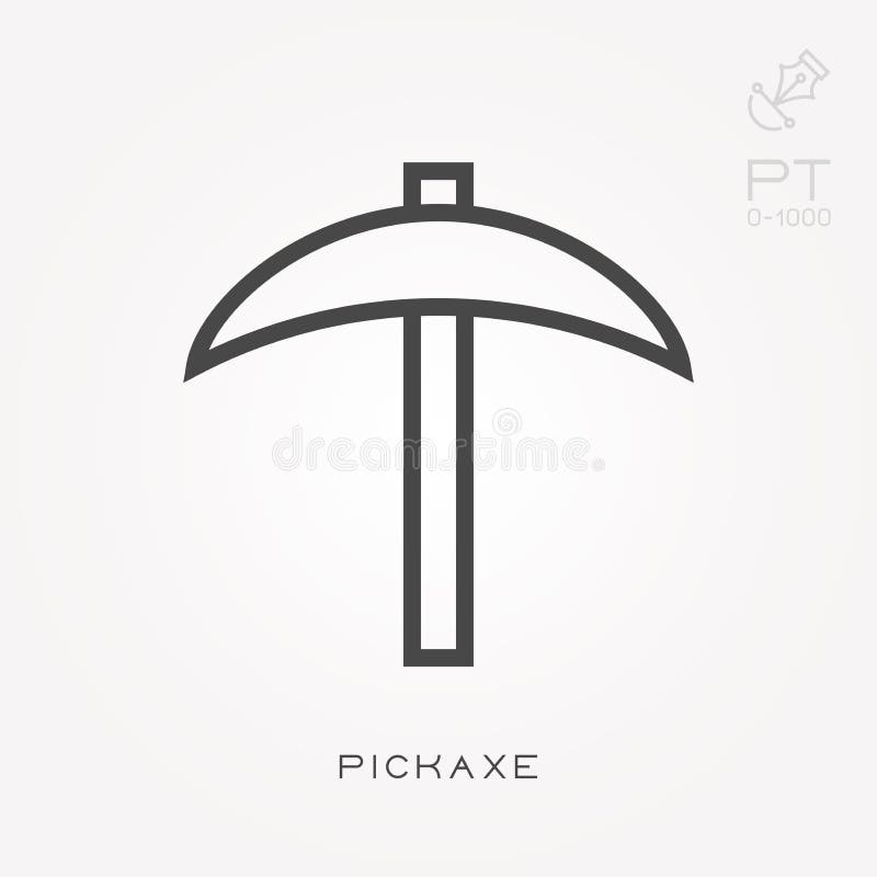 Pickaxe Simple Stock Illustrations – 2,058 Pickaxe Simple Stock ...