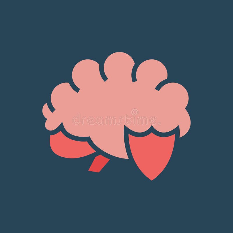 Protection of brain stock vector. Illustration of logo - 6216136