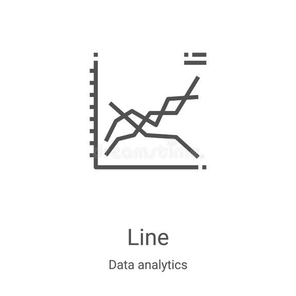 Line Icon Vector from Data Analytics Collection. Thin Line Line Outline ...