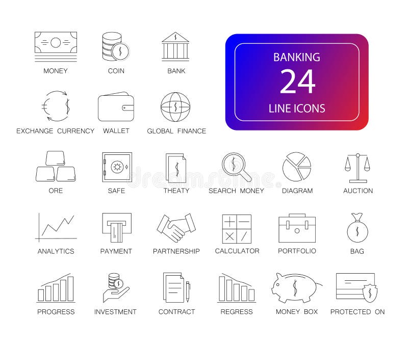Icons Banking Stock Illustrations – 82,317 Icons Banking Stock ...