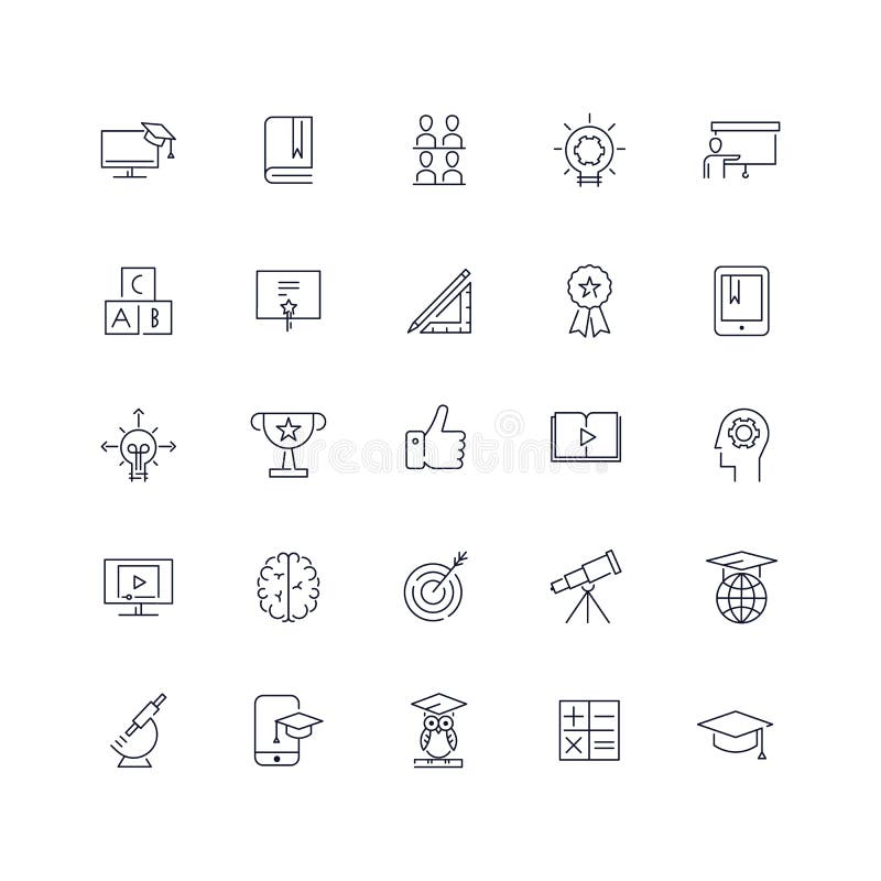 Ux Icons Pack Education Stock Illustrations – 243 Ux Icons Pack ...