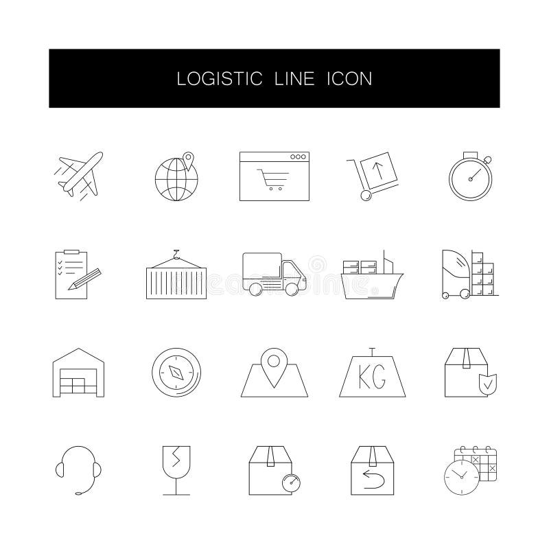 Vector Logistics Pattern. Logistics Seamless Background Stock Vector ...