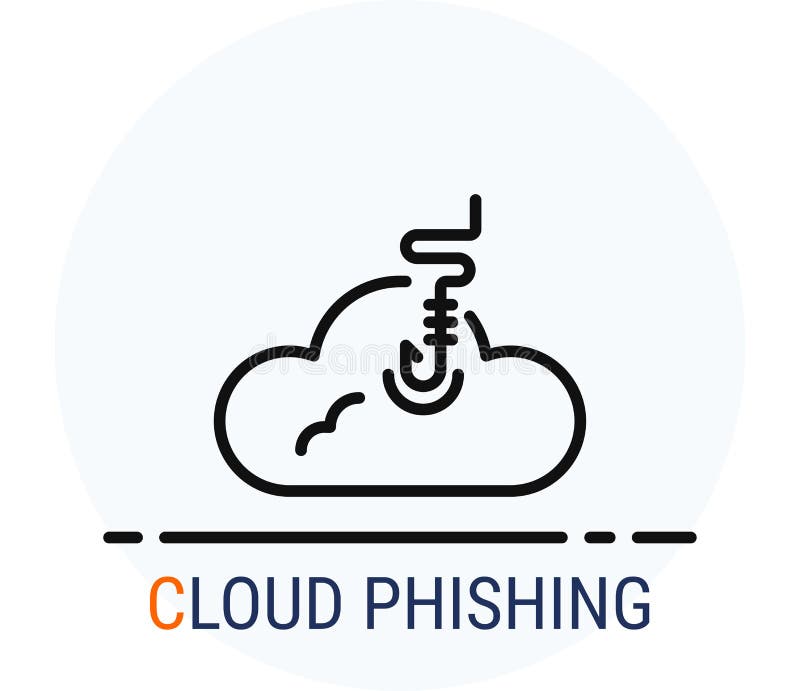 Line Icons Style. Hacker Cyber Crime Attack Cloud Phishing for Web ... Line Icons Style. Hacker Cyber Crime Attack Cloud Phishing for Web ...