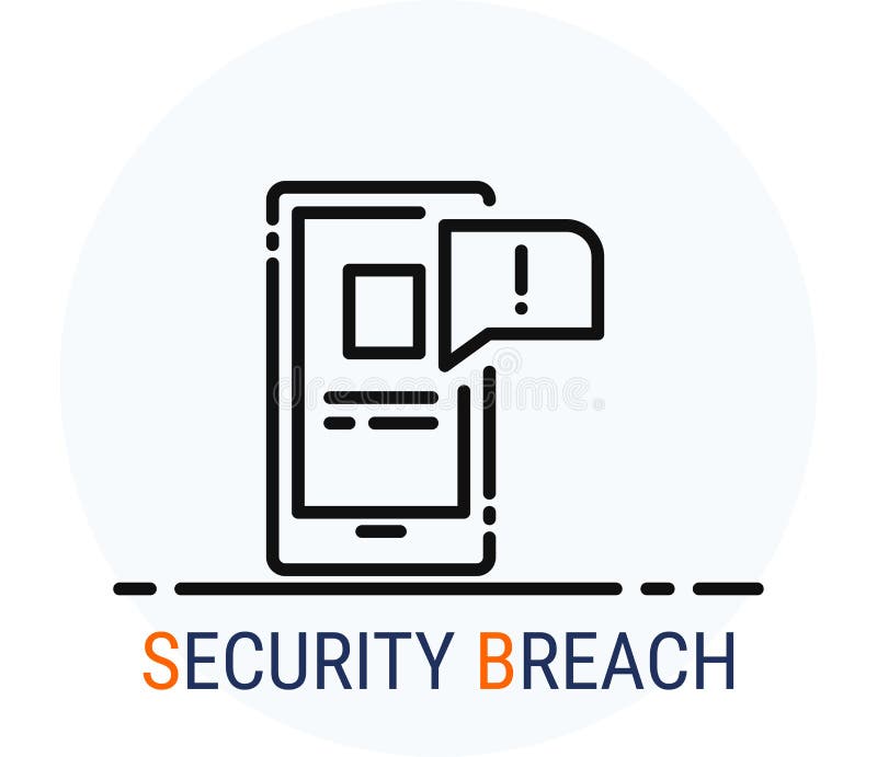 Line Icons Style. Hacker Cyber Crime Attack Security Breach for Web ... Line Icons Style. Hacker Cyber Crime Attack Security Breach for Web ...
