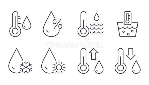 Temperature Humidity Symbol Stock Illustrations – 5,532 Temperature ...