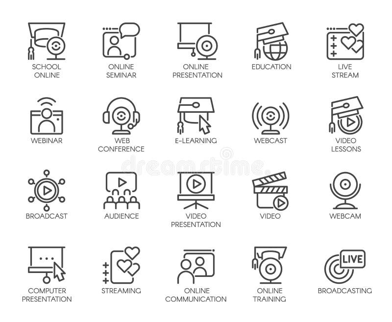 Set of 20 Line Icons in Series of Laser Cutting. Computer Numerical ...