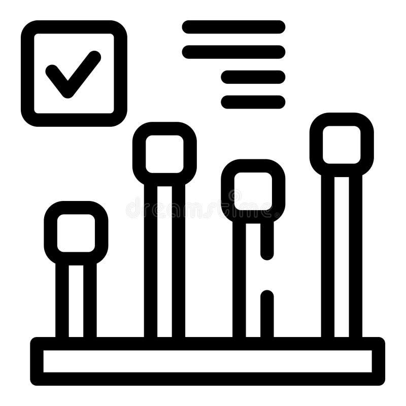Line Illustration of Modern Control Panel with Switches Stock Vector ...