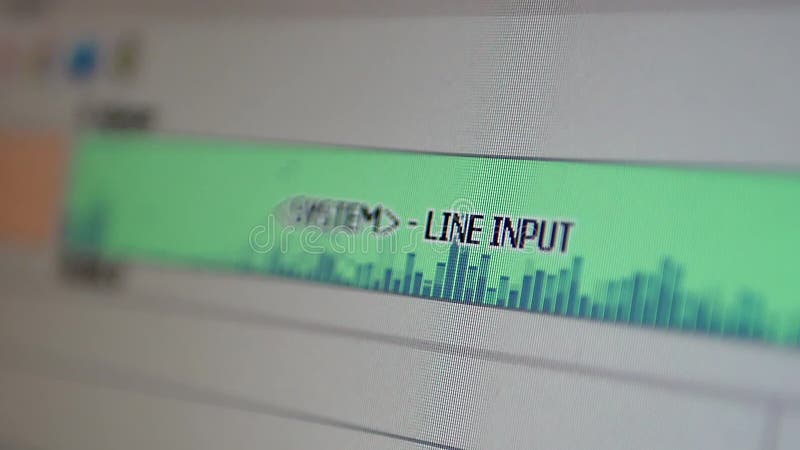 Line Input Equalizer Signal Stock Footage - Video of line, electric ...