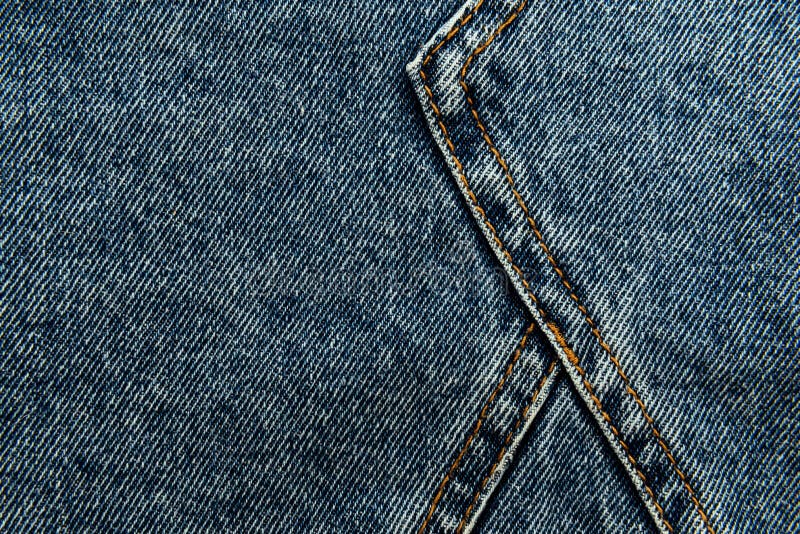 Line on Jeans. Denim Texture with Fine Stitching Stock Photo - Image of ...