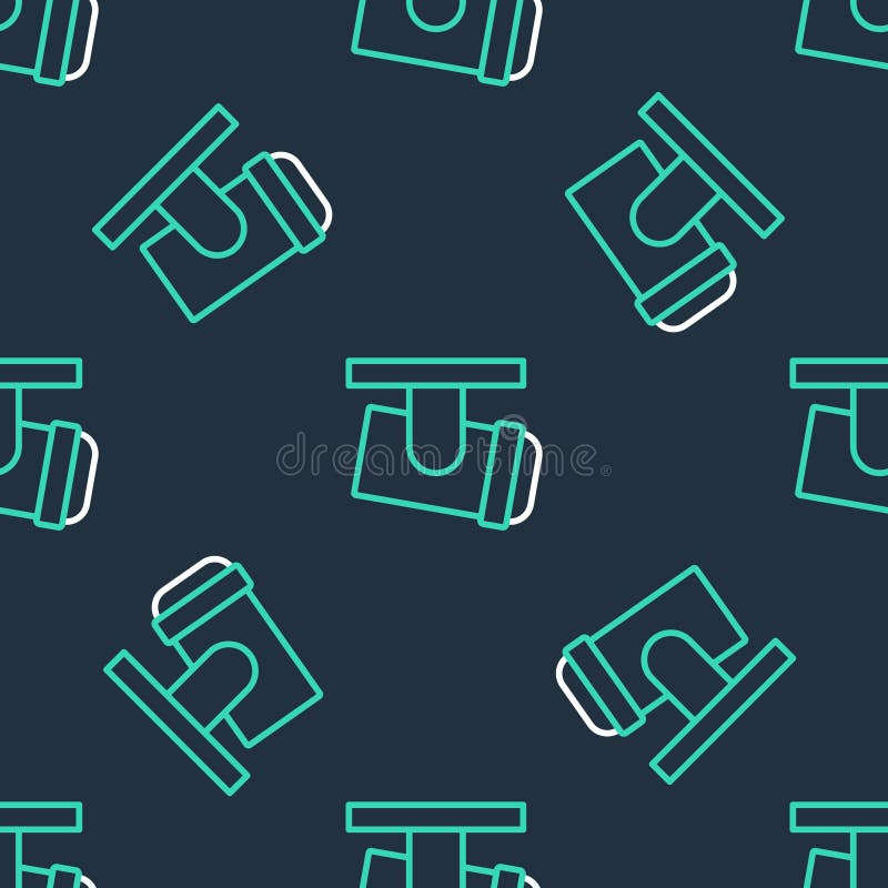 Line Led Track Lights and Lamps with Spotlights Icon Isolated Seamless ...