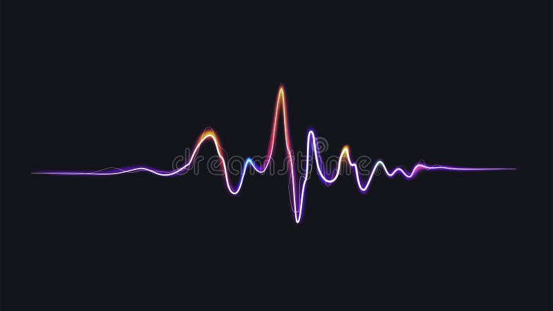 Line Light Motion Sound Wave Abstract Vector Background Stock Vector ...