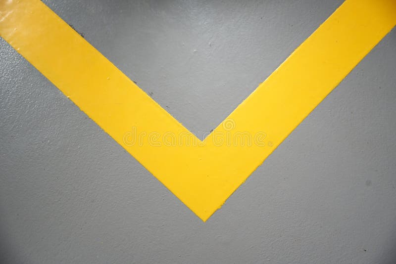 Line Limitation on Concrete Floor Stock Image - Image of sign ...