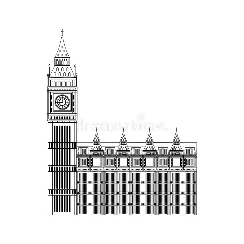 London Clock Tower Stock Illustrations – 2,441 London Clock Tower Stock ...