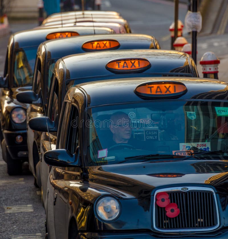 Line of Taxi Cabs in Sydney, Australia. Editorial Image - Image of ...