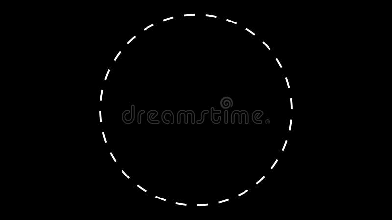 Line Loop Frame Circle Animation. 4K Stock Footage - Video of pattern ...